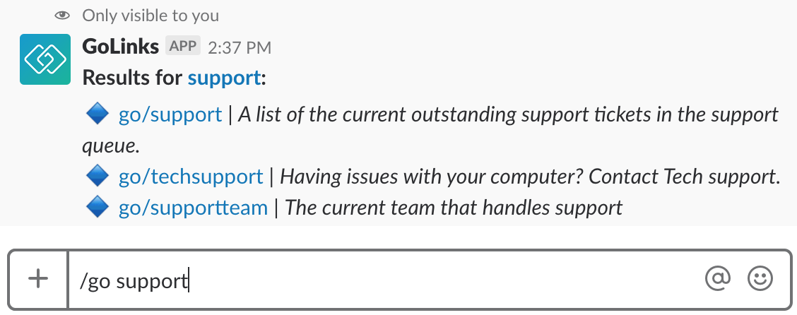 The GoLinks® Blog - Introducing the official GoLinks Slack App