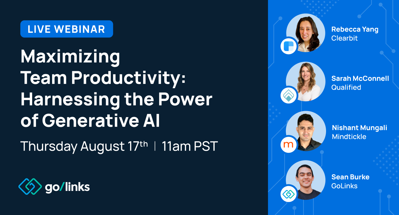 The GoLinks® Blog - Maximizing Team Productivity: Harnessing the Power ... The GoLinks® Blog - Maximizing Team Productivity: Harnessing the Power ...