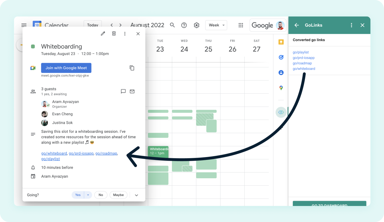 The GoLinks® Blog - Simplify Workflows in Google Calendar with the ...