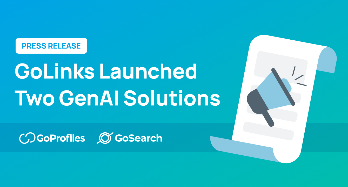 The GoLinks® Blog - Press Release: GoLinks Launched Two Multimodal GenAI Solutions