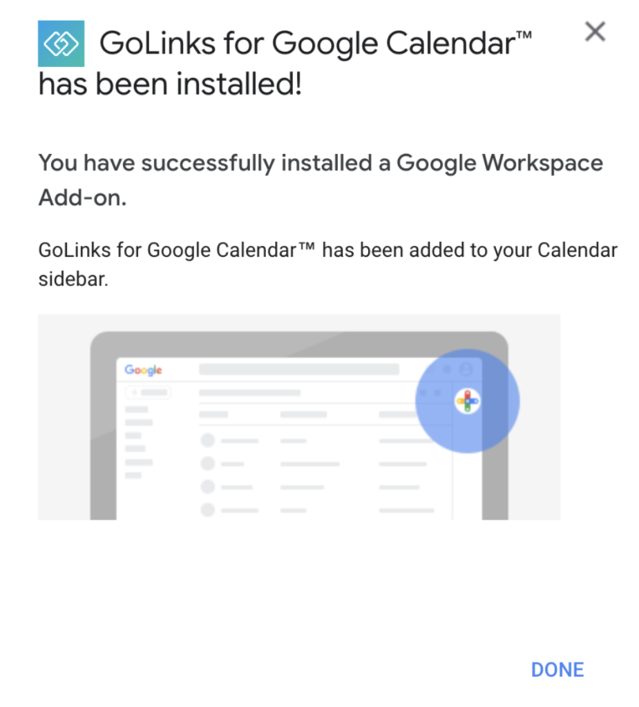 The GoLinks® Help Center - Adding and using the GoLinks Google Calendar integration